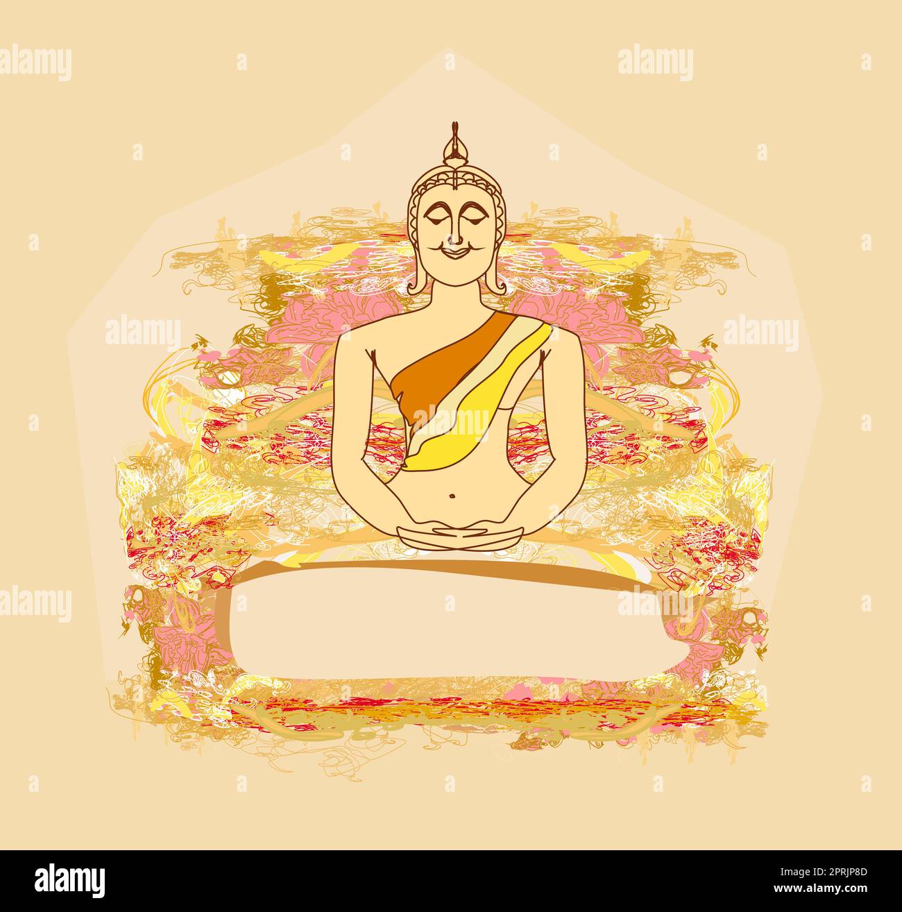 Vector of Chinese Traditional Artistic Buddhism Pattern Stock Photo - Alamy