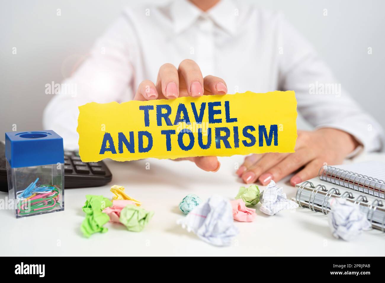 Text showing inspiration Travel And TourismTemporary Movement of People ...