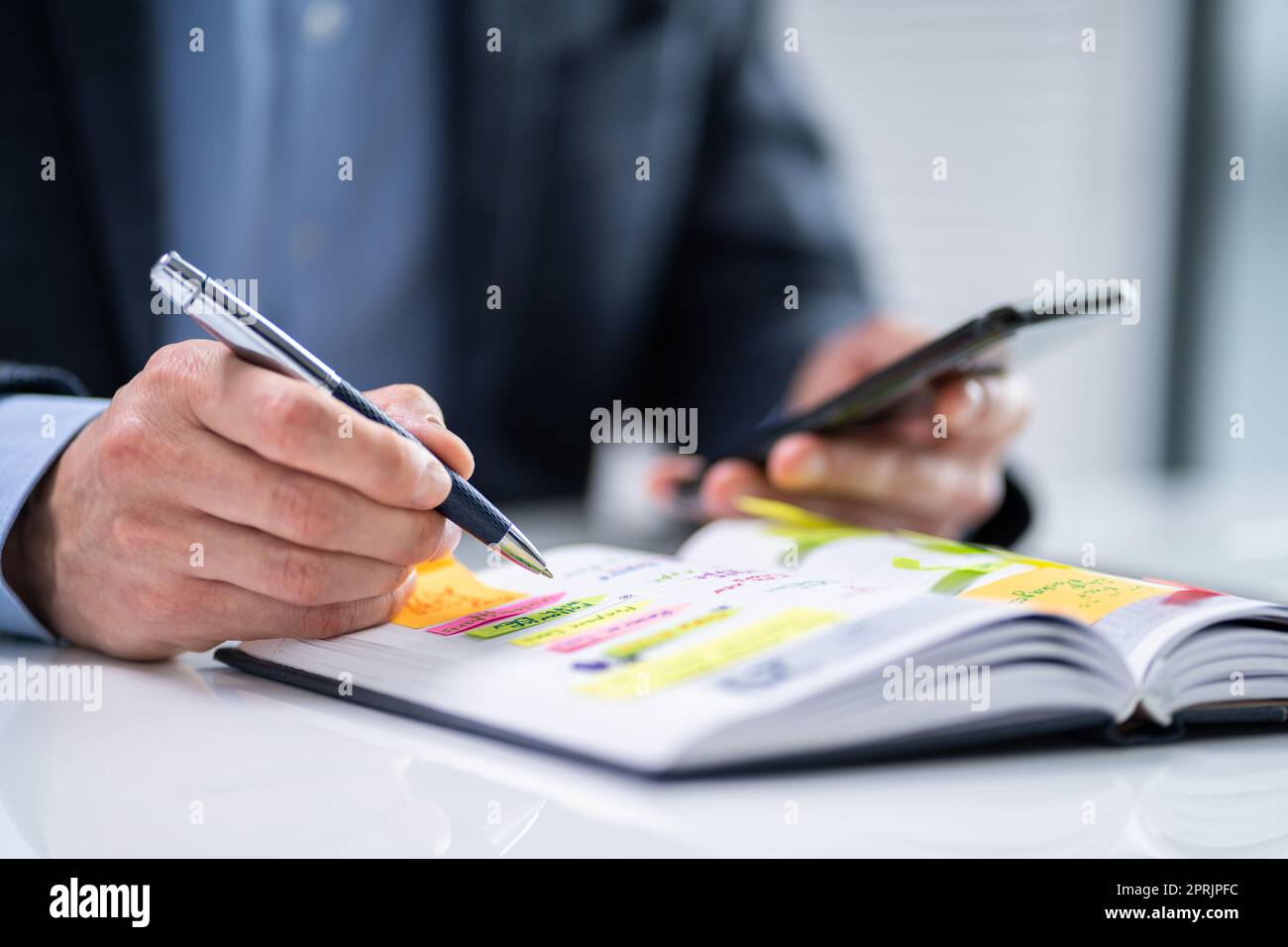 Week Task List Plan And Agenda Stock Photo - Alamy