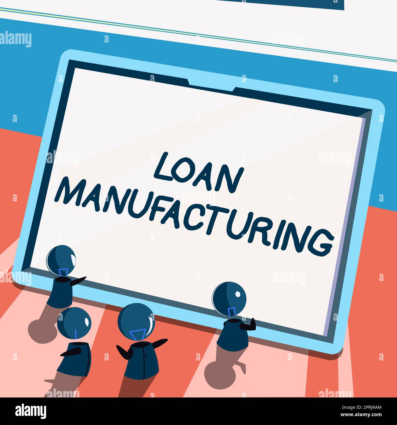Handwriting text Loan ManufacturingBank Process to check Eligibility of ...