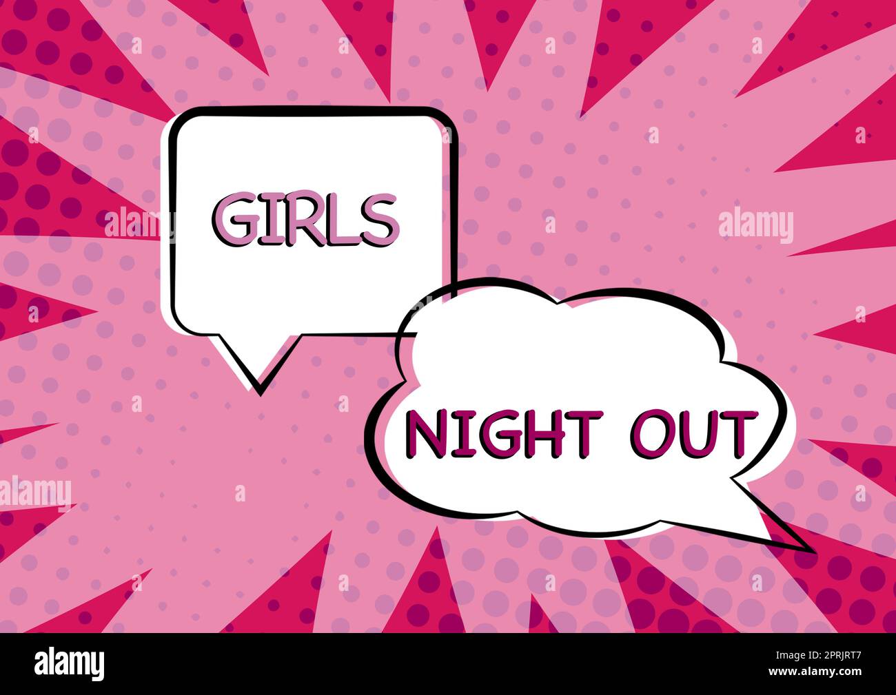 Text caption presenting Girls Night OutFreedoms and free mentality to ...
