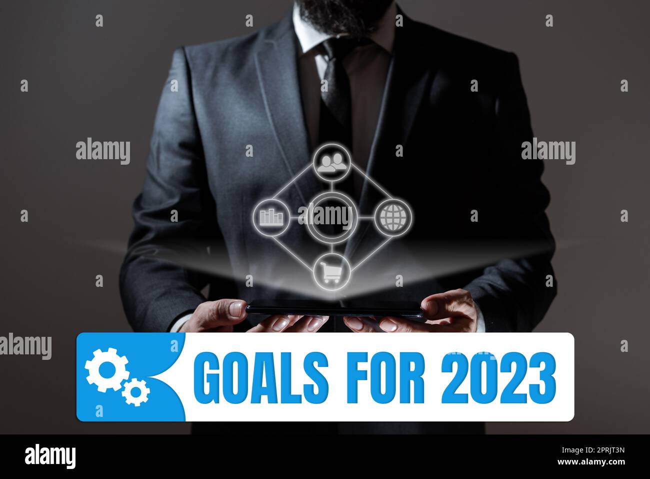 Writing displaying text Goals For 2023, Conceptual photo The following ...