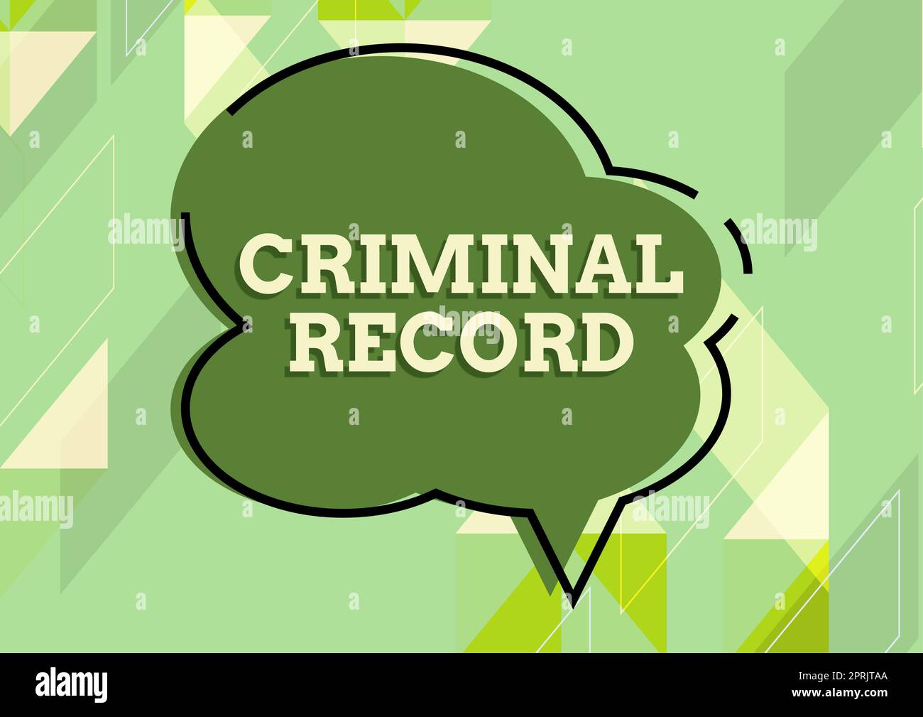 Handwriting text Criminal Recordprofile of a person criminal history ...