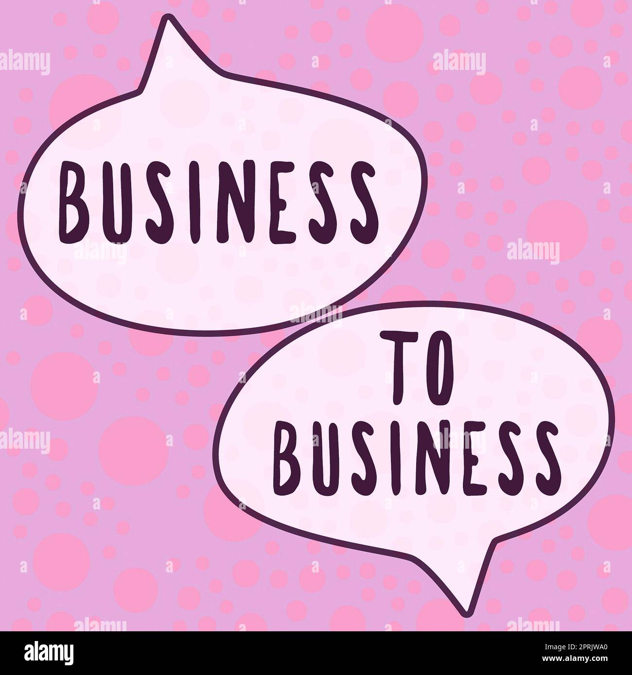 Sign displaying Business To Business, Word Written on Commercial ...