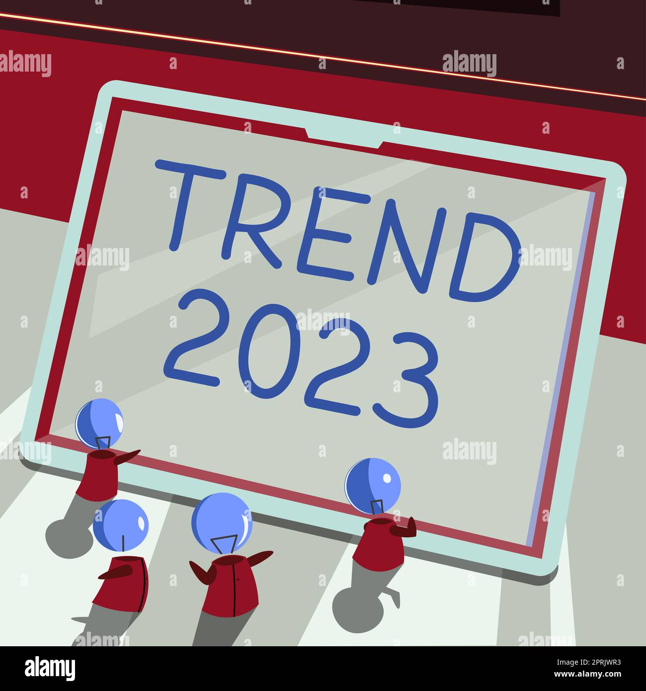 Text showing inspiration Trend 2023, Word Written on things that is ...