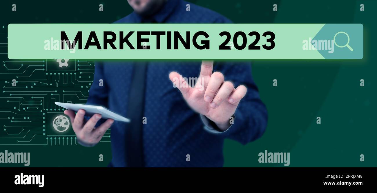 Inspiration showing sign Marketing 2023, Business idea Commercial ...