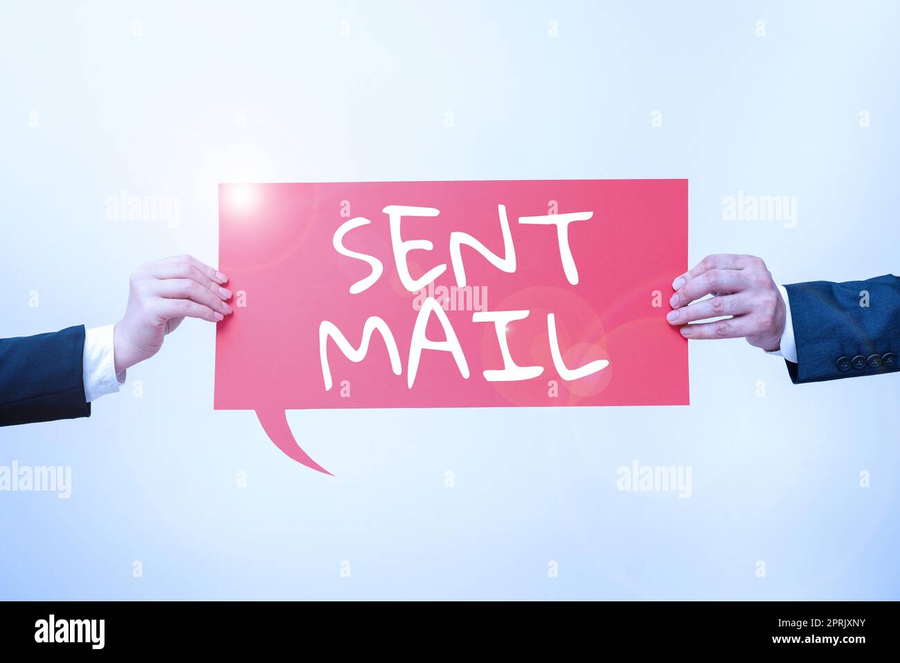 Hand writing sign Sent Mail, Business idea Event where a letter to be ...