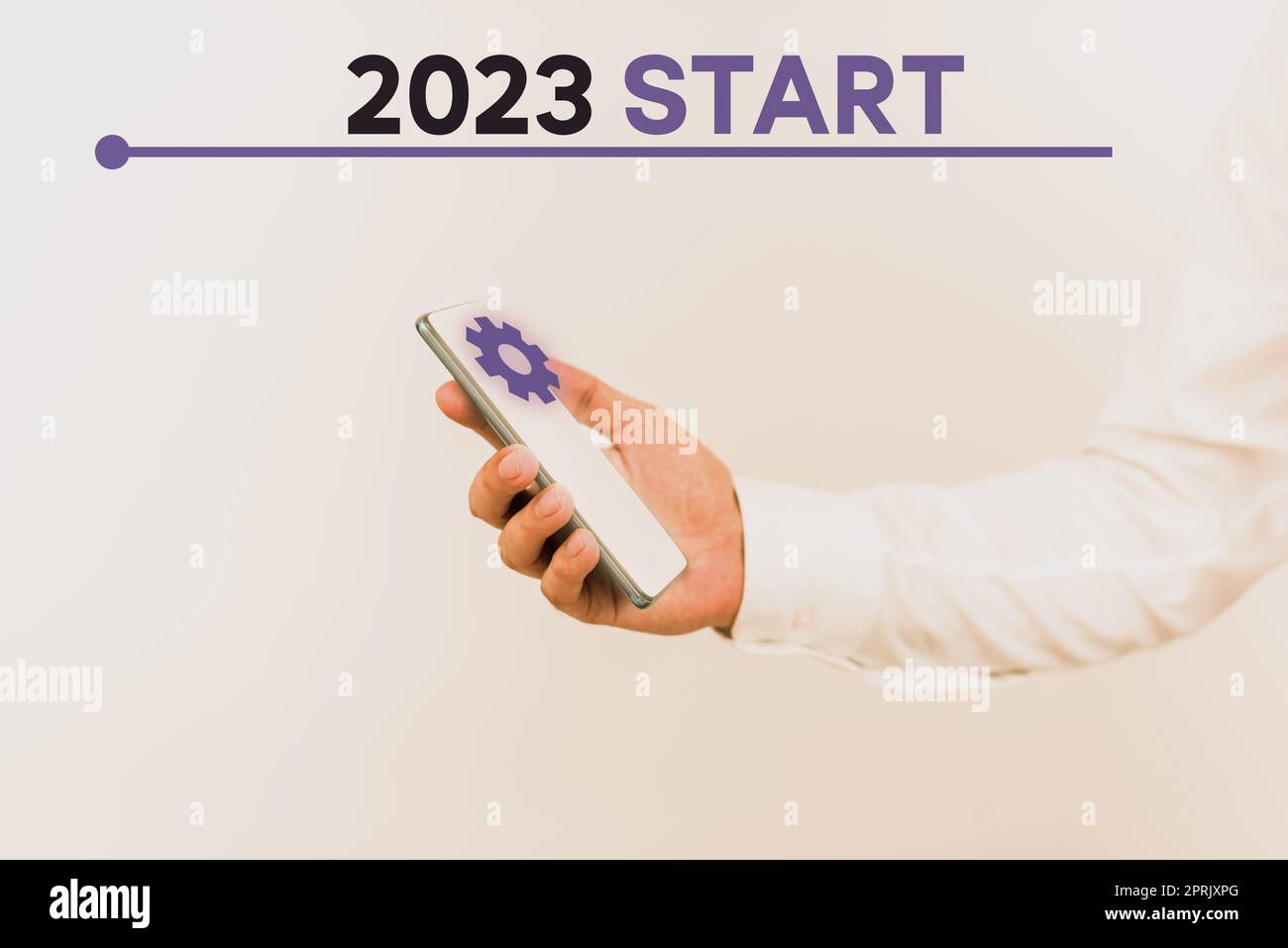 Sign displaying 2023 Start, Word for remembering past year events main ...