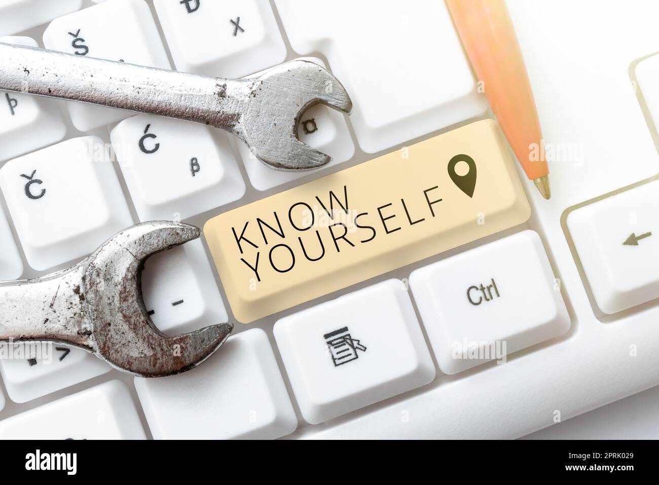 Conceptual display Know Yourself, Business concept Find You ...