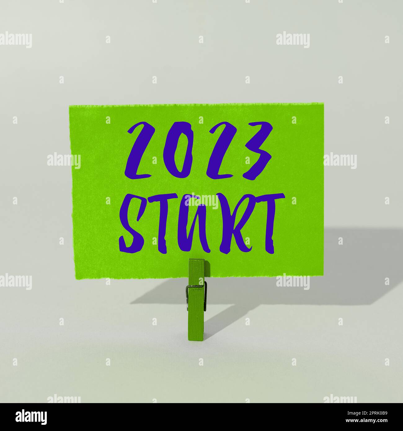 Hand writing sign 2023 Start, Word for remembering past year events ...