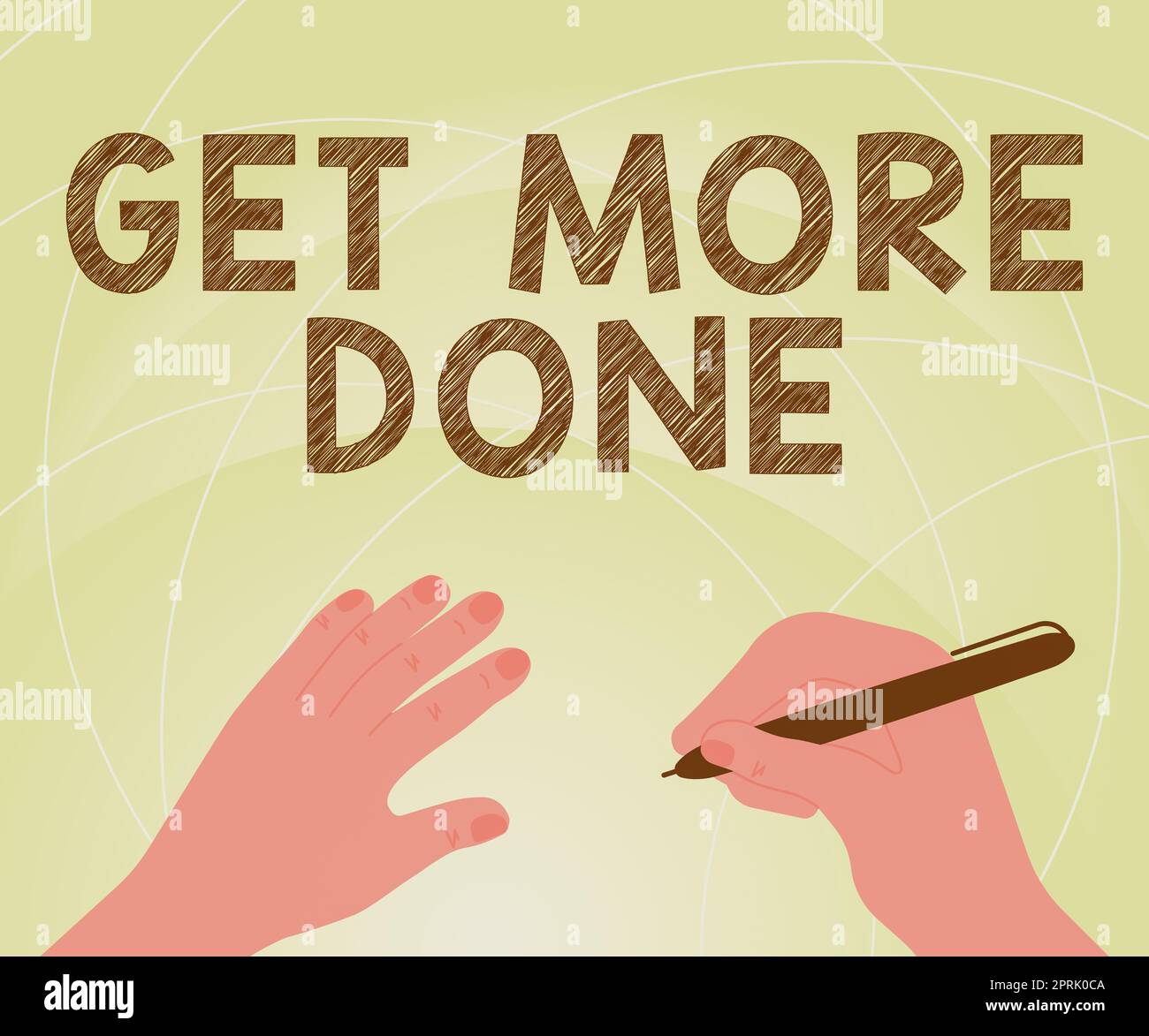 Writing Displaying Text Get More Done Business Approach Checklist Organized Time Management