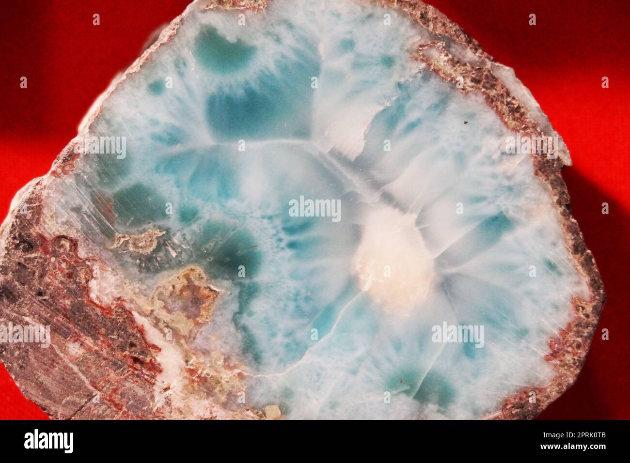 larimar mineral stone as very nice background Stock Photo - Alamy