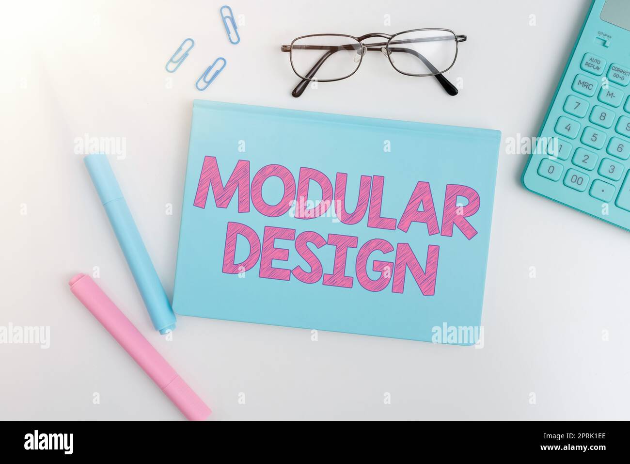 Hand writing sign Modular Design, Business approach Using technology as ...