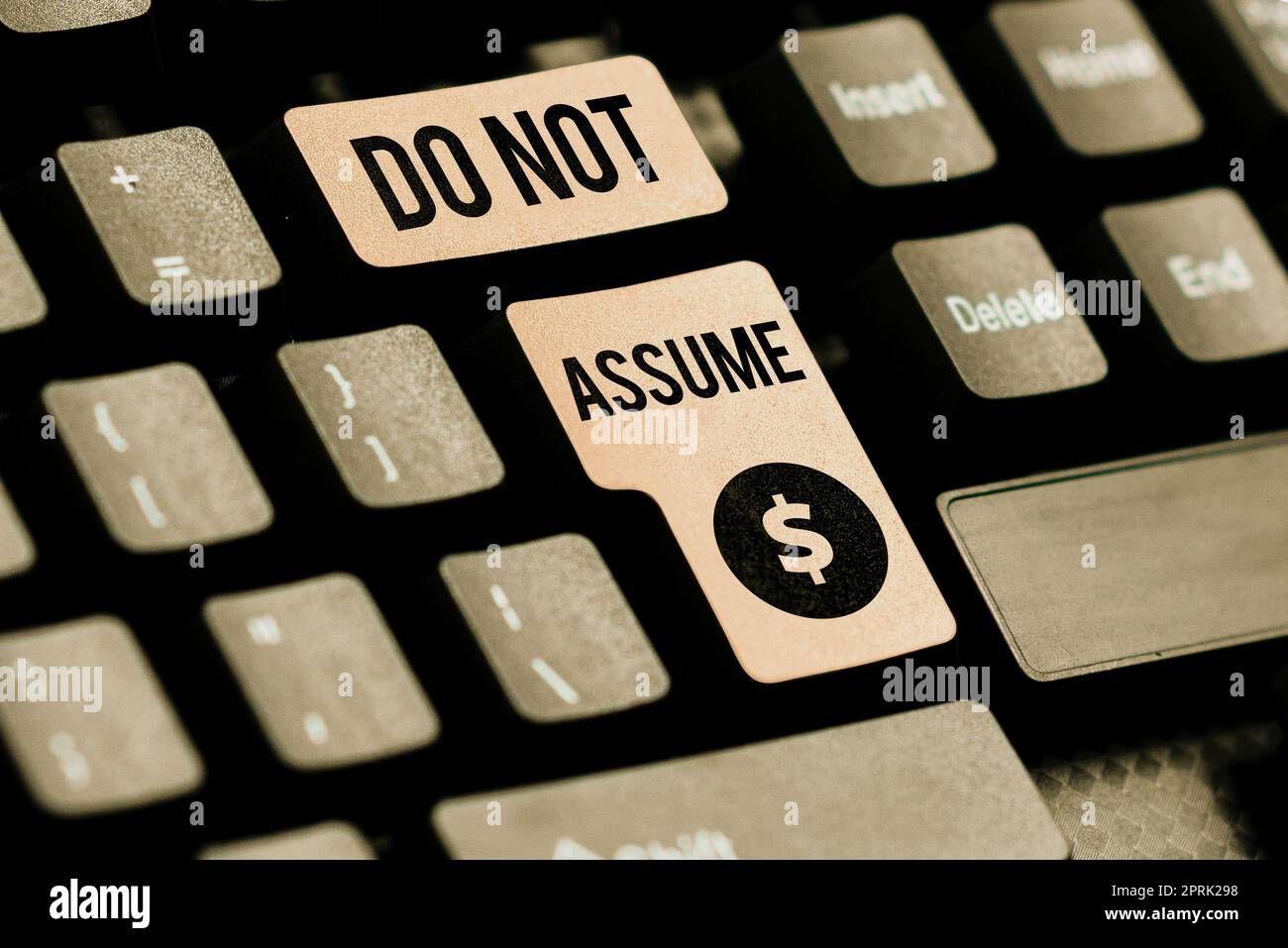 Handwriting text Do Not Assume, Internet Concept Ask first to avoid ...