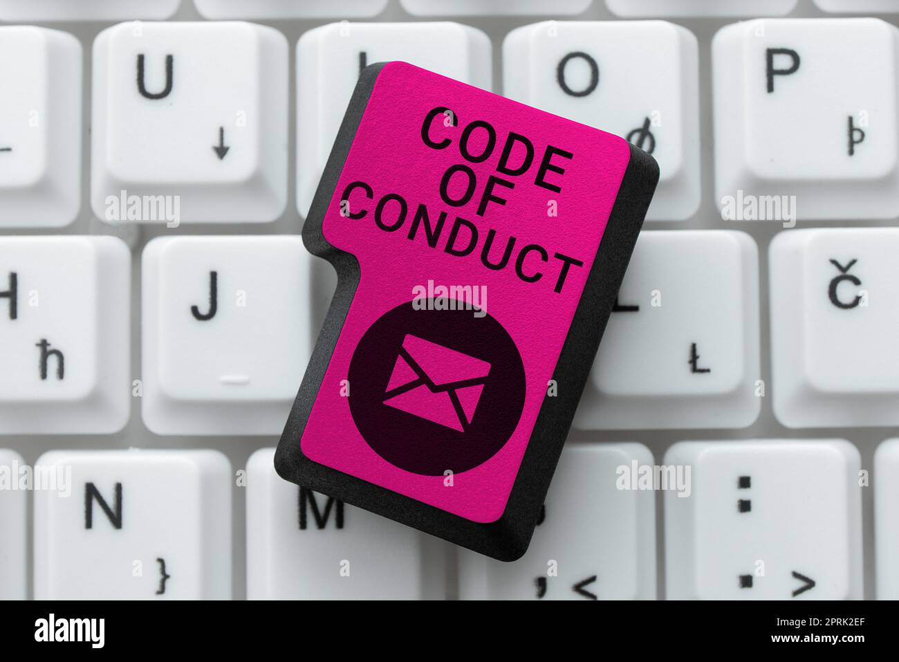 Text caption presenting Lead By Example, Conceptual photo Ethics rules ...