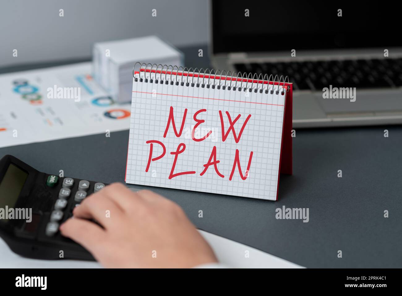 Conceptual caption New Plan, Concept meaning Start of a detailed ...