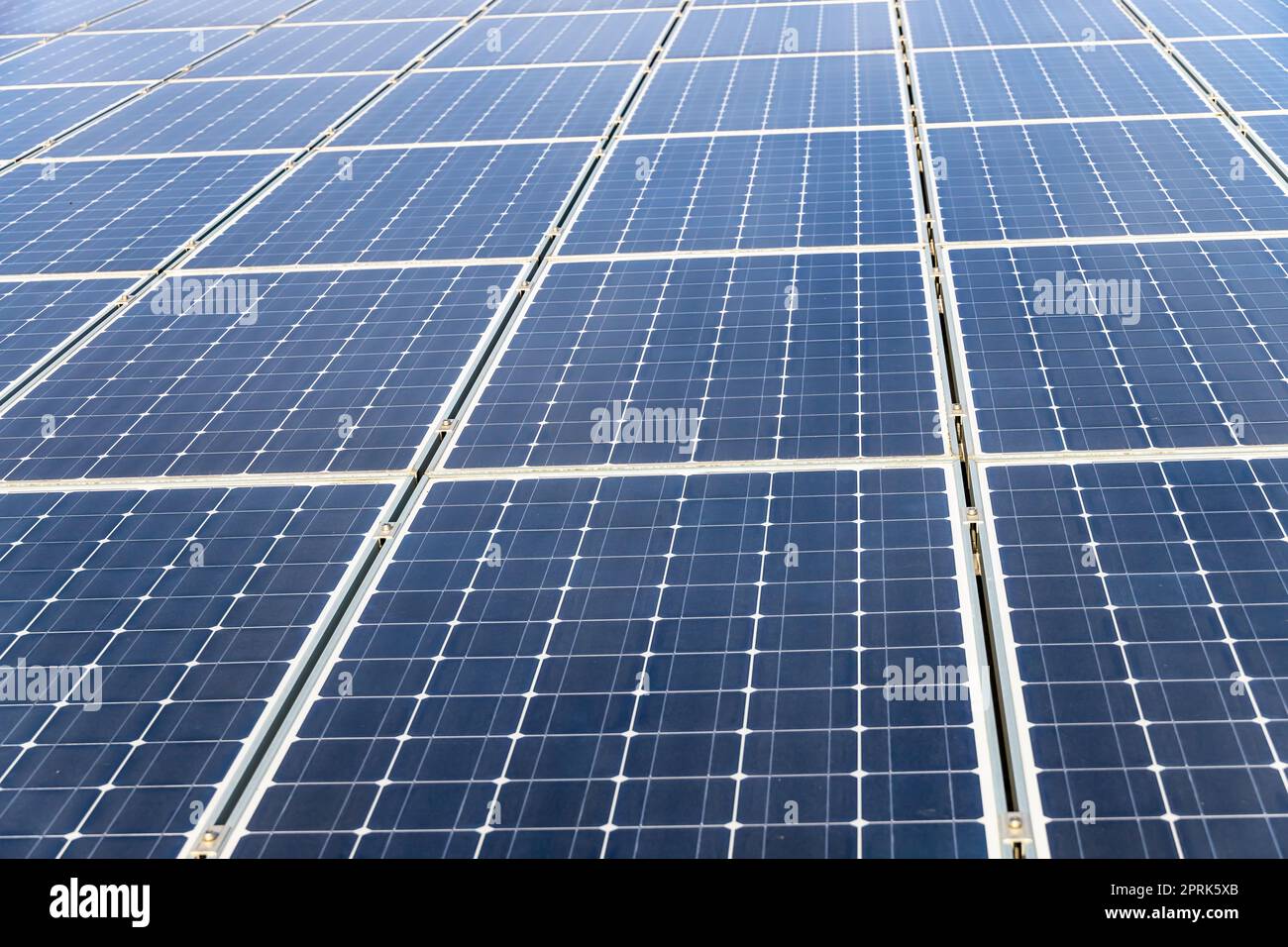 Photovoltaic panels on the roof . Roof Of Solar Panels. View of solar ...