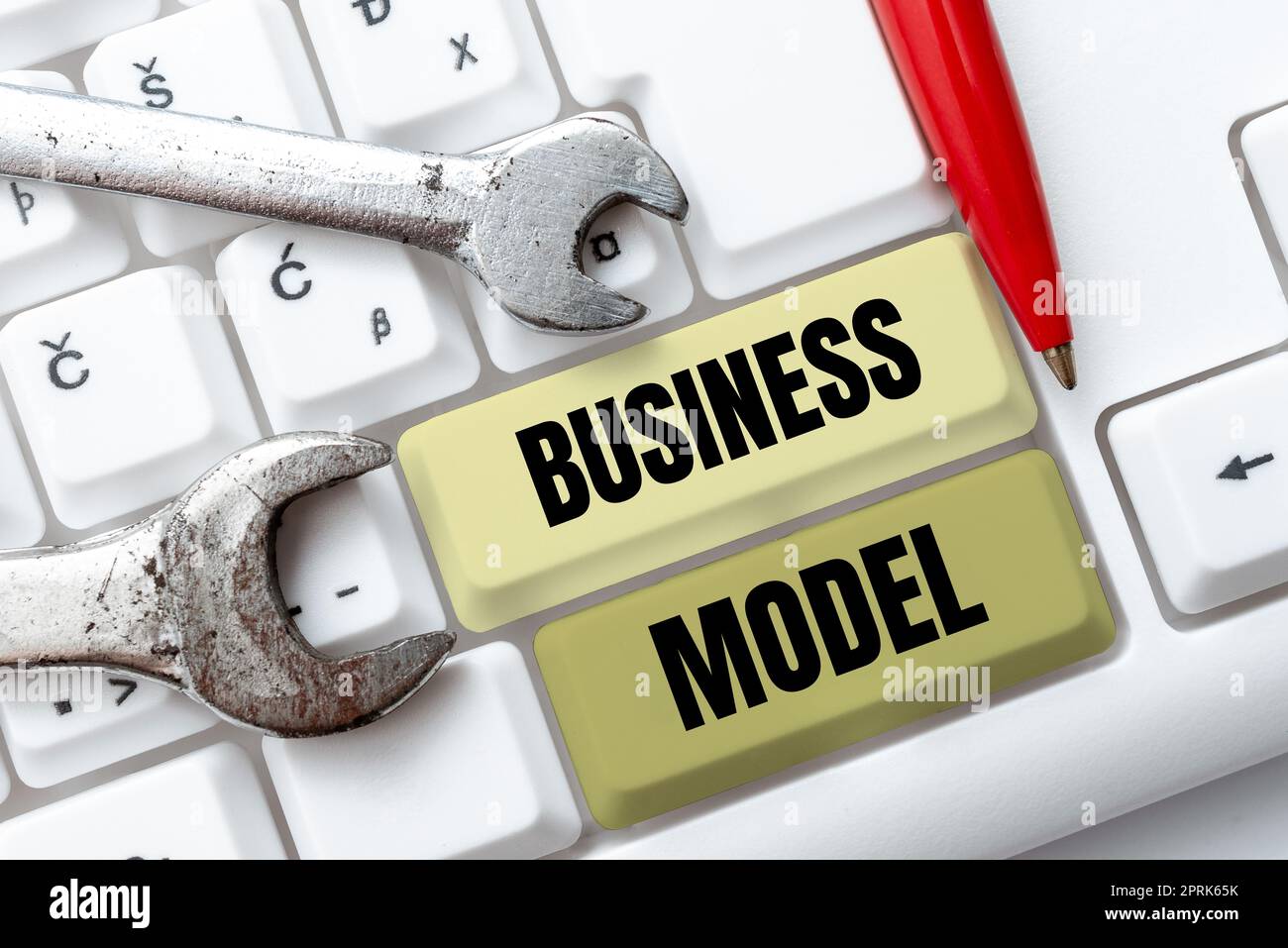 Text sign showing Business Model, Business overview Increase in global ...