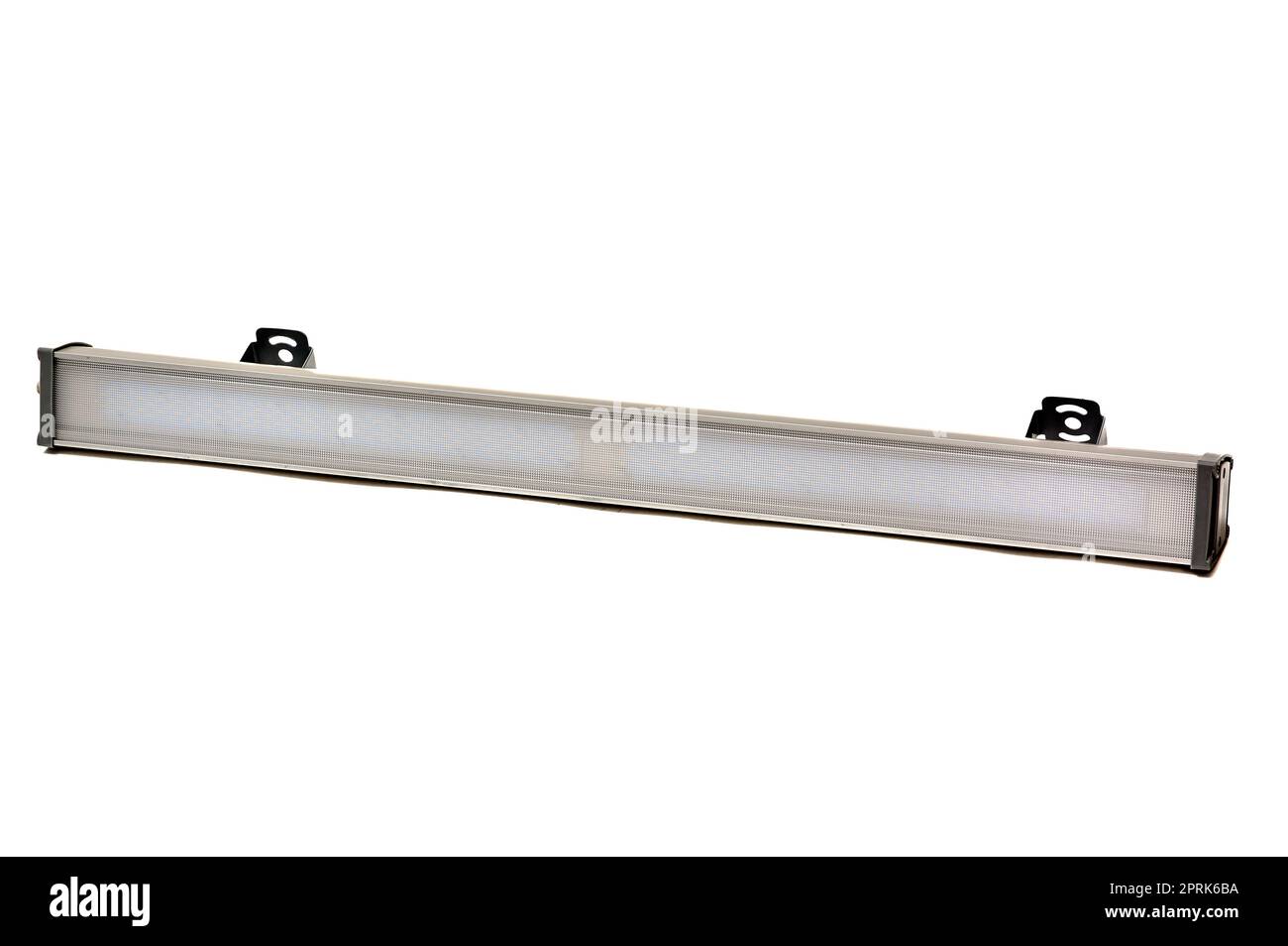 LED lamp for non-residential and public spaces on a white isolated ...