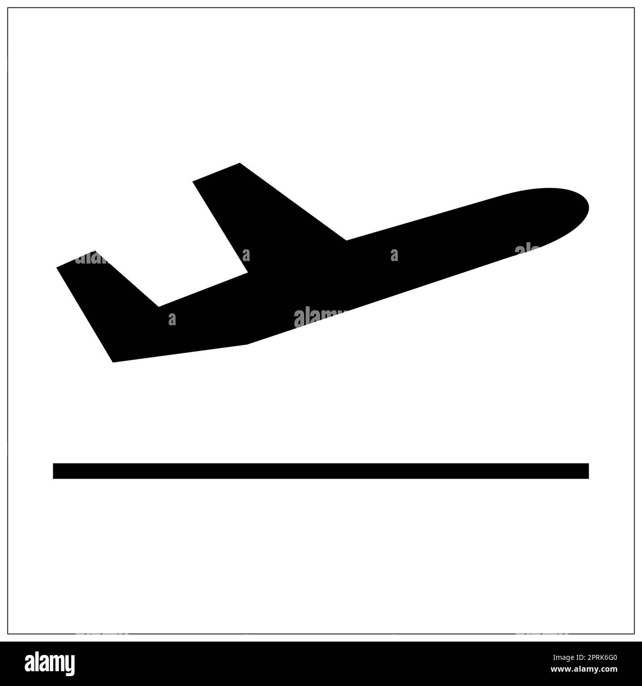 ISO 7001 flight depatures sign Stock Photo - Alamy