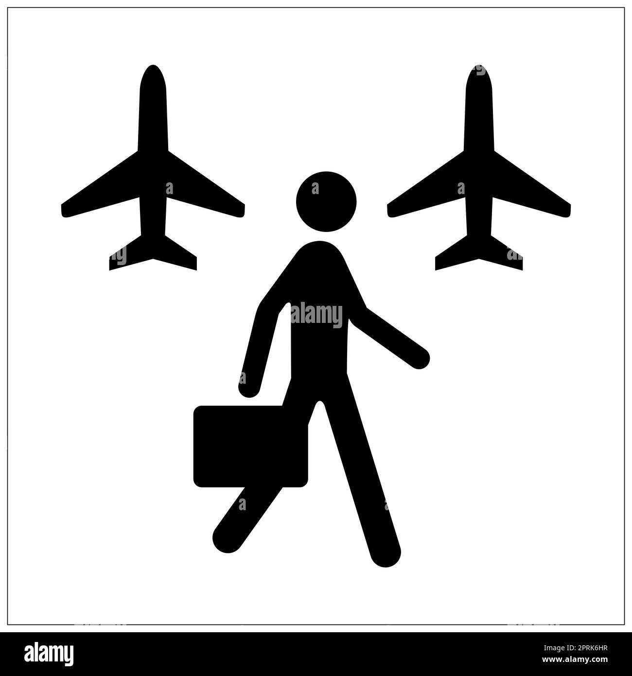 ISO 7001 flight connectiosn sign Stock Photo - Alamy