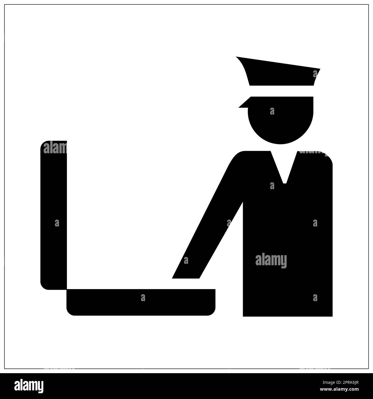 Customs icon hi-res stock photography and images - Alamy