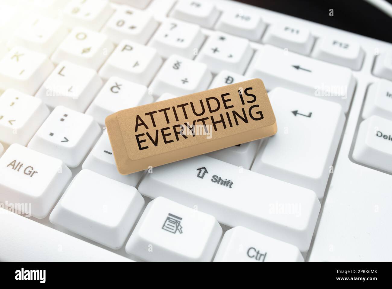 Text sign showing Attitude Is Everything, Business concept Positive ...