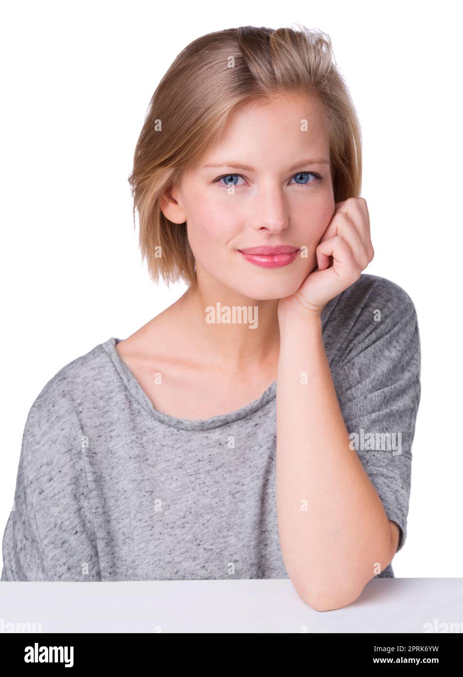 Secure in who she is. A studio portrait of a beautiful young woman ...