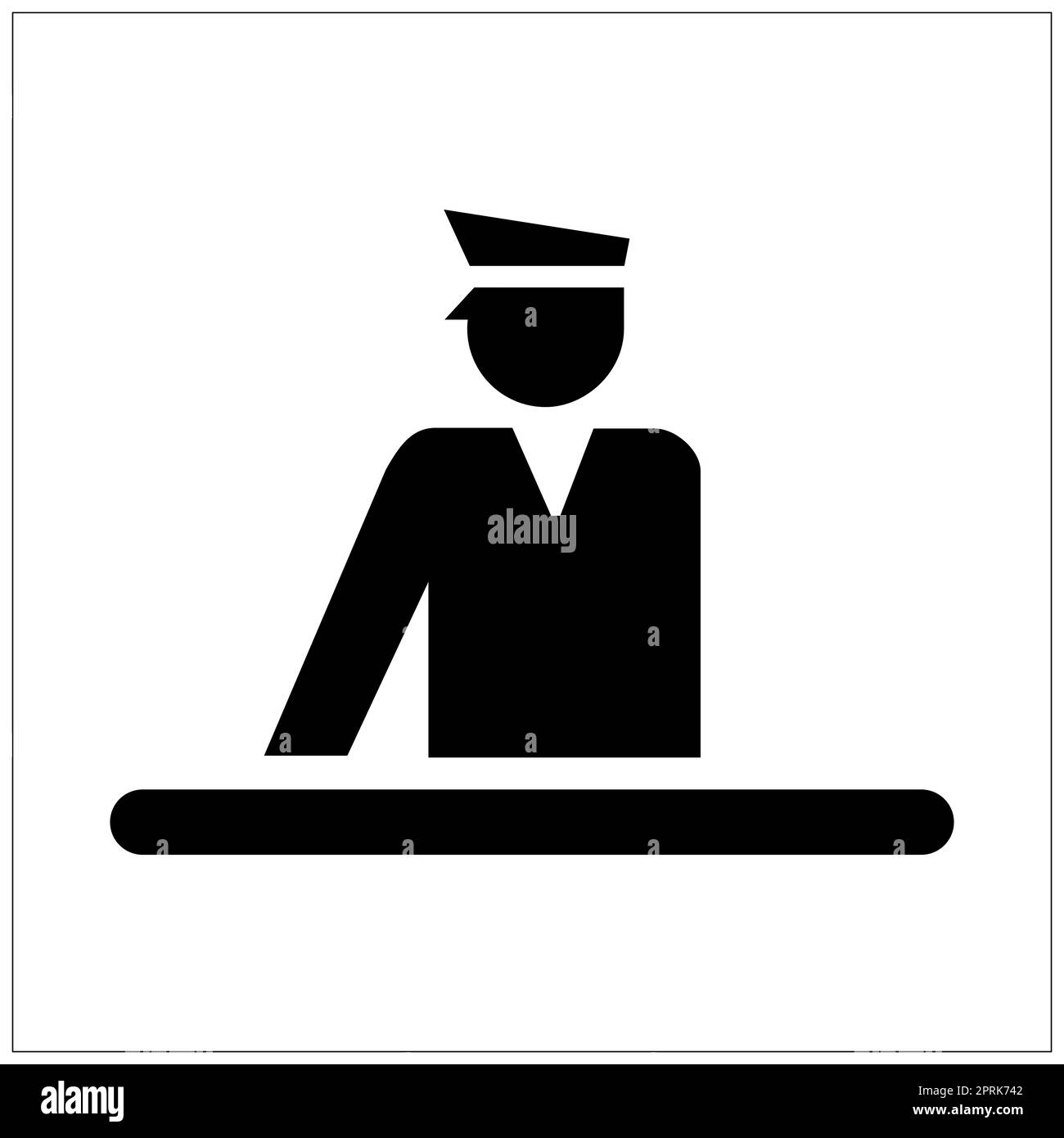 ISO 7001 quarantine sign Stock Photo - Alamy