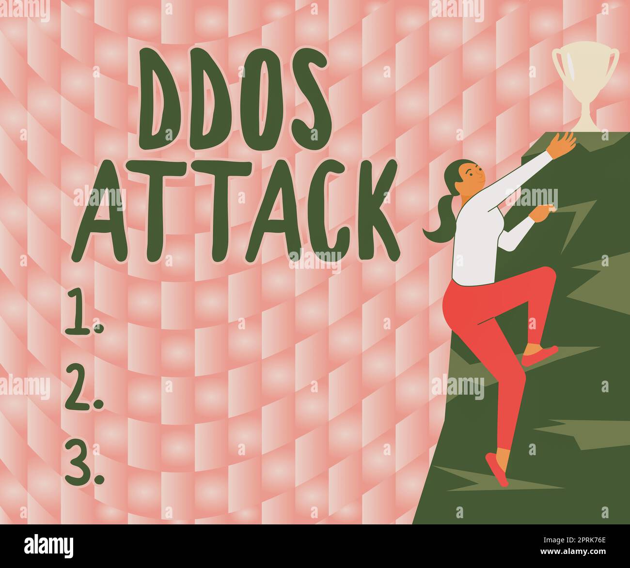 Hand writing sign Ddos Attack, Business concept disturbed access to the ...