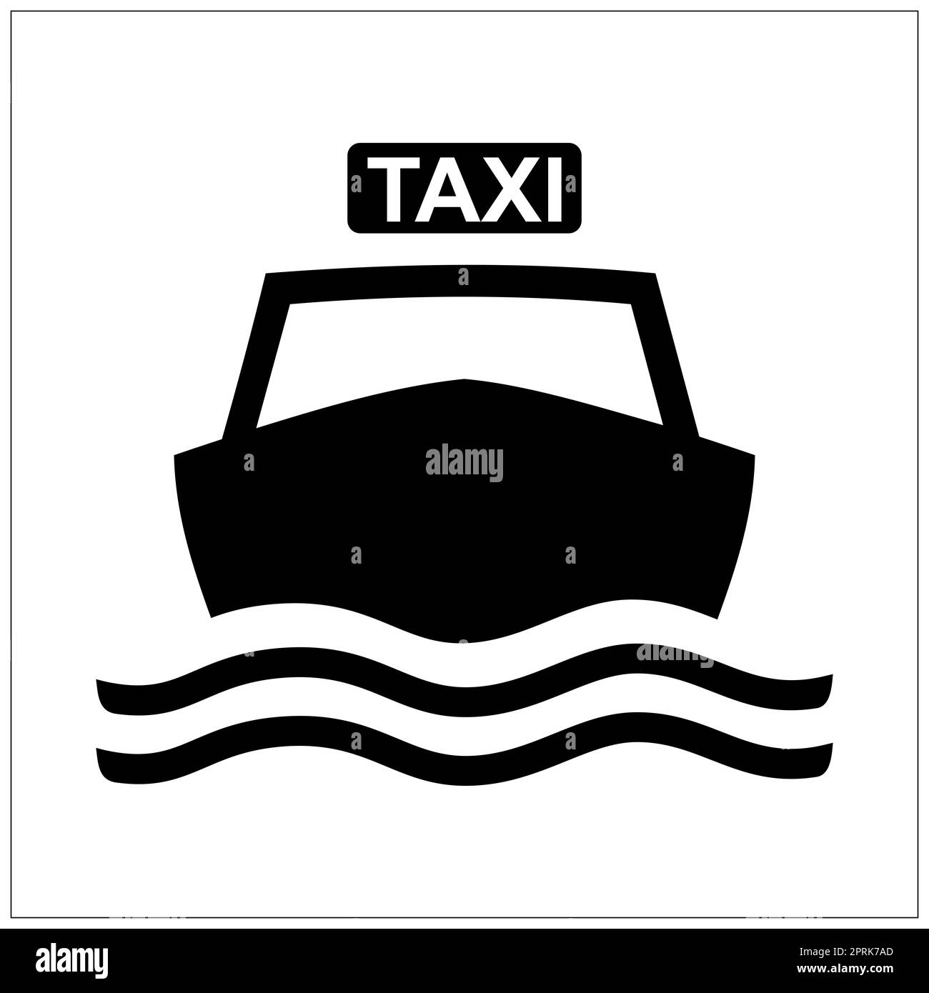 ISO 7001 water taxi sign Stock Photo - Alamy