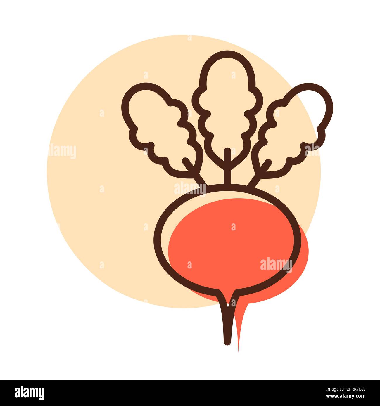 Turnip isolated design vector icon. Vegetable sign. Graph symbol for ...