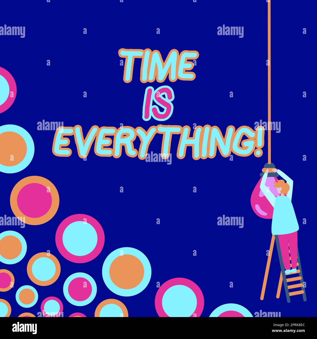 Hand writing sign Time Is Everything, Business concept significance of ...