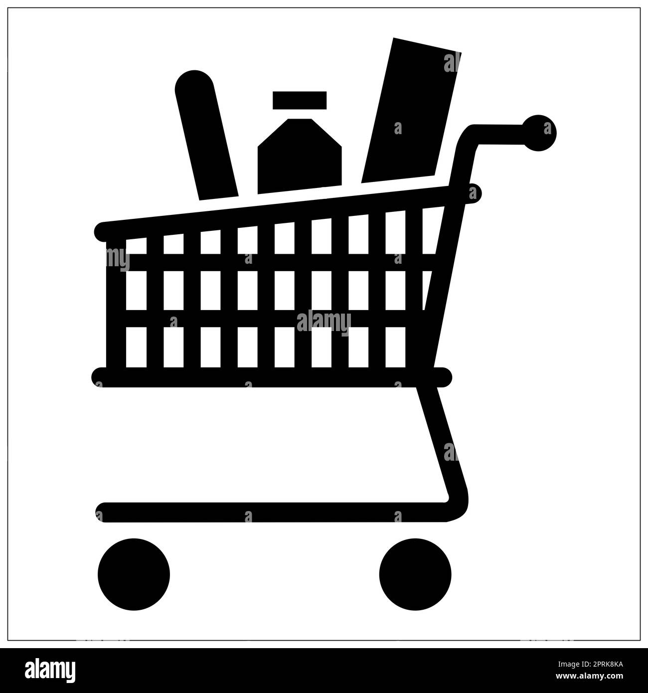 ISO 7001 shopping sign Stock Photo - Alamy