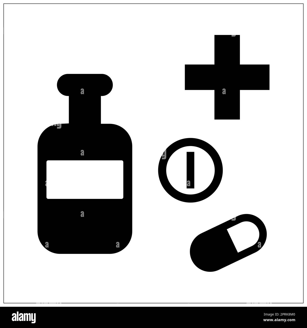 ISO 7001 pharmacy sign Stock Photo - Alamy