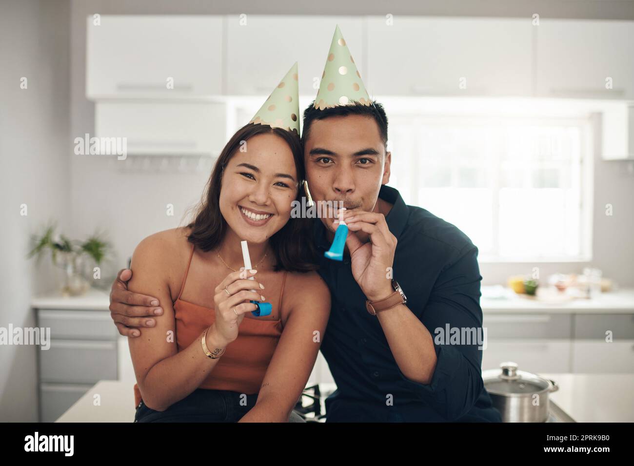 Man blowing two horns hi-res stock photography and images - Alamy
