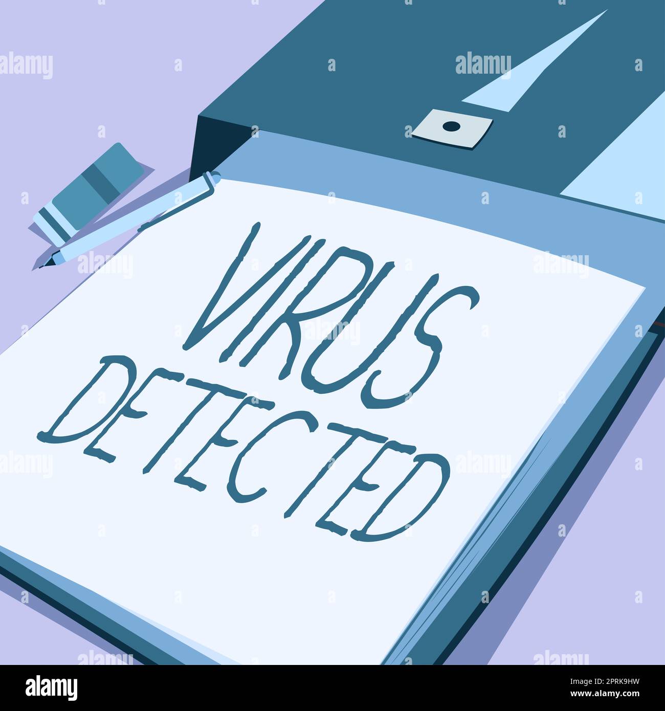 Inspiration showing sign Virus DetectedA computer program used to ...