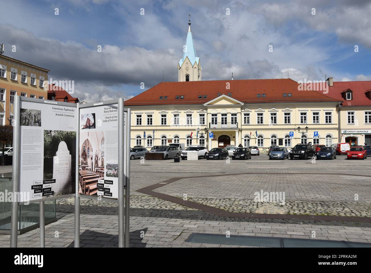 Oświęcim, also known as Auschwitz, Poland: in the city center with ...