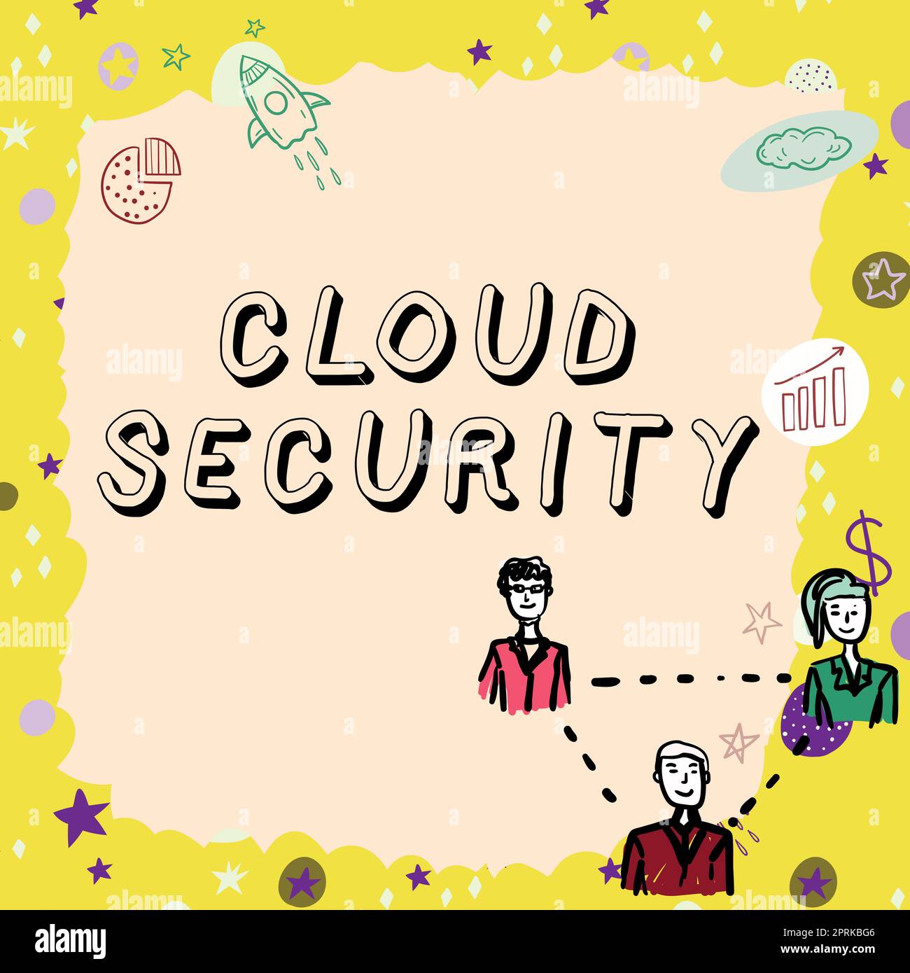 Writing Displaying Text Cloud Security Conceptual Photo Imposing A Secured System Of Existing