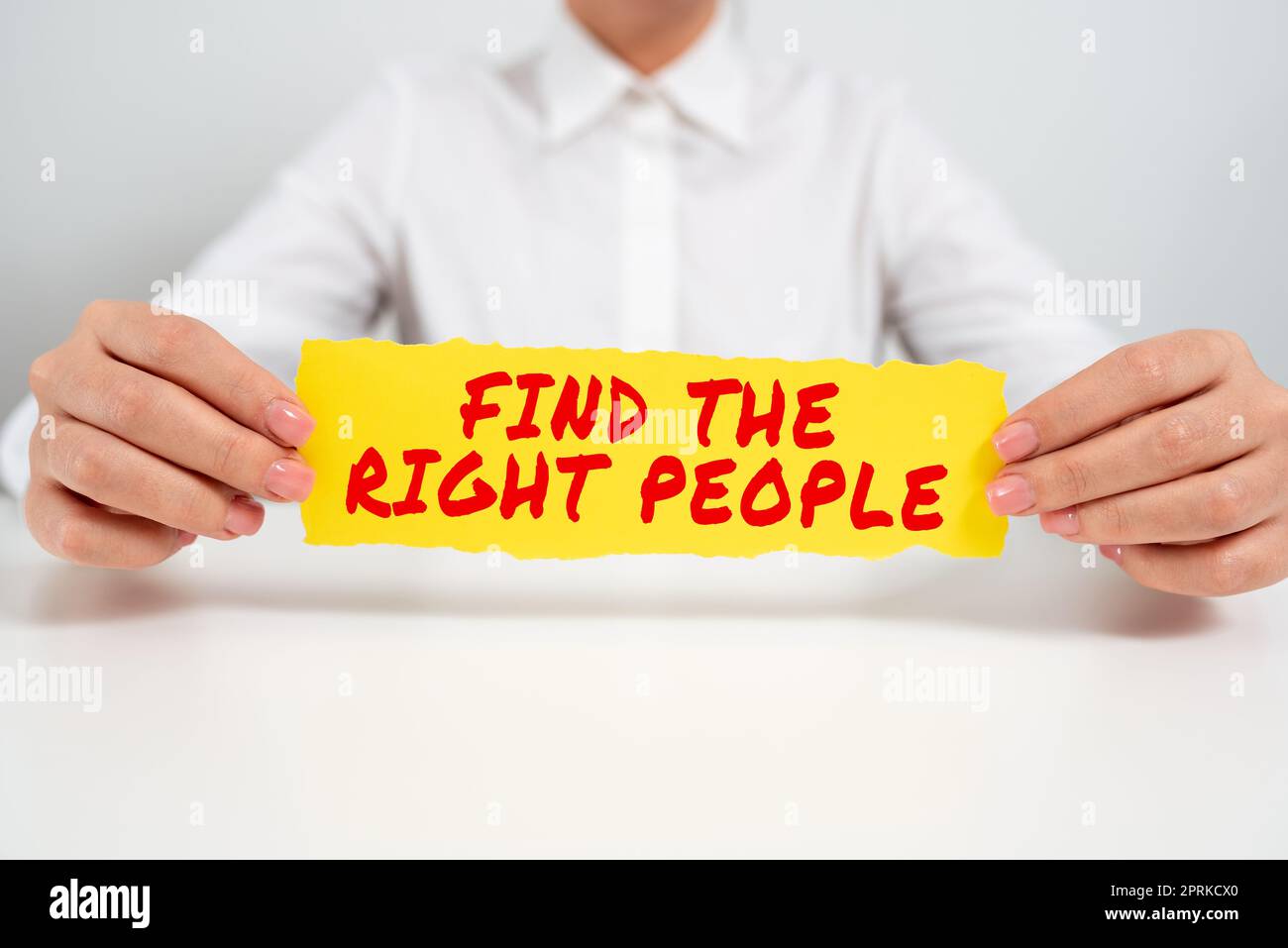 Conceptual caption Find The Right People, Word for look for a Competent ...