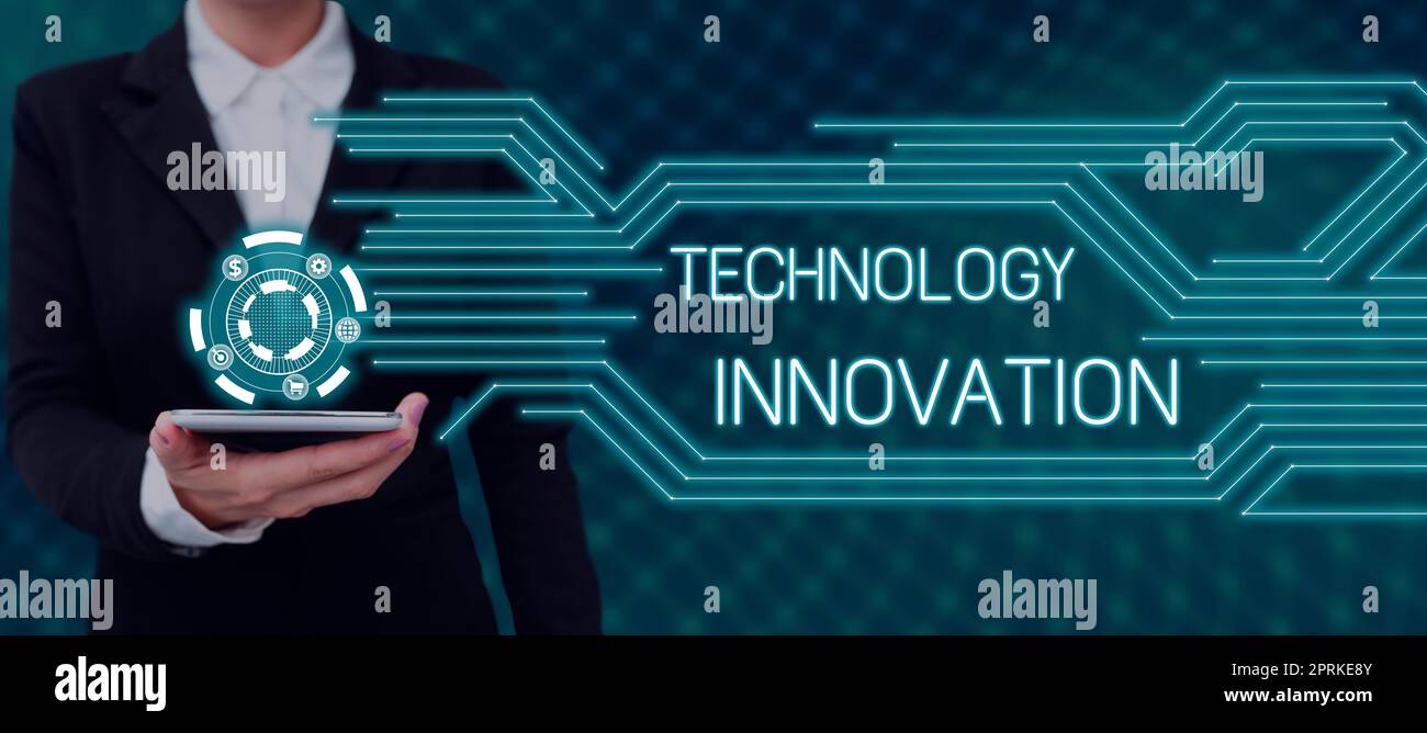 Inspiration showing sign Technology Innovation, Concept meaning ...