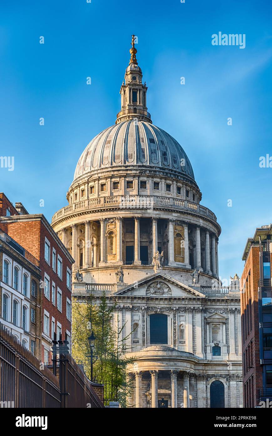 Dome of St Paul's Cathedral, iconic anglican church and seat of the ...