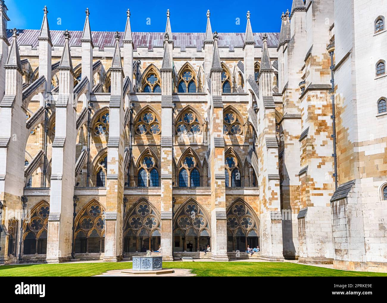 The Cloister of Westminster Abbey, traditional place of coronation and ...