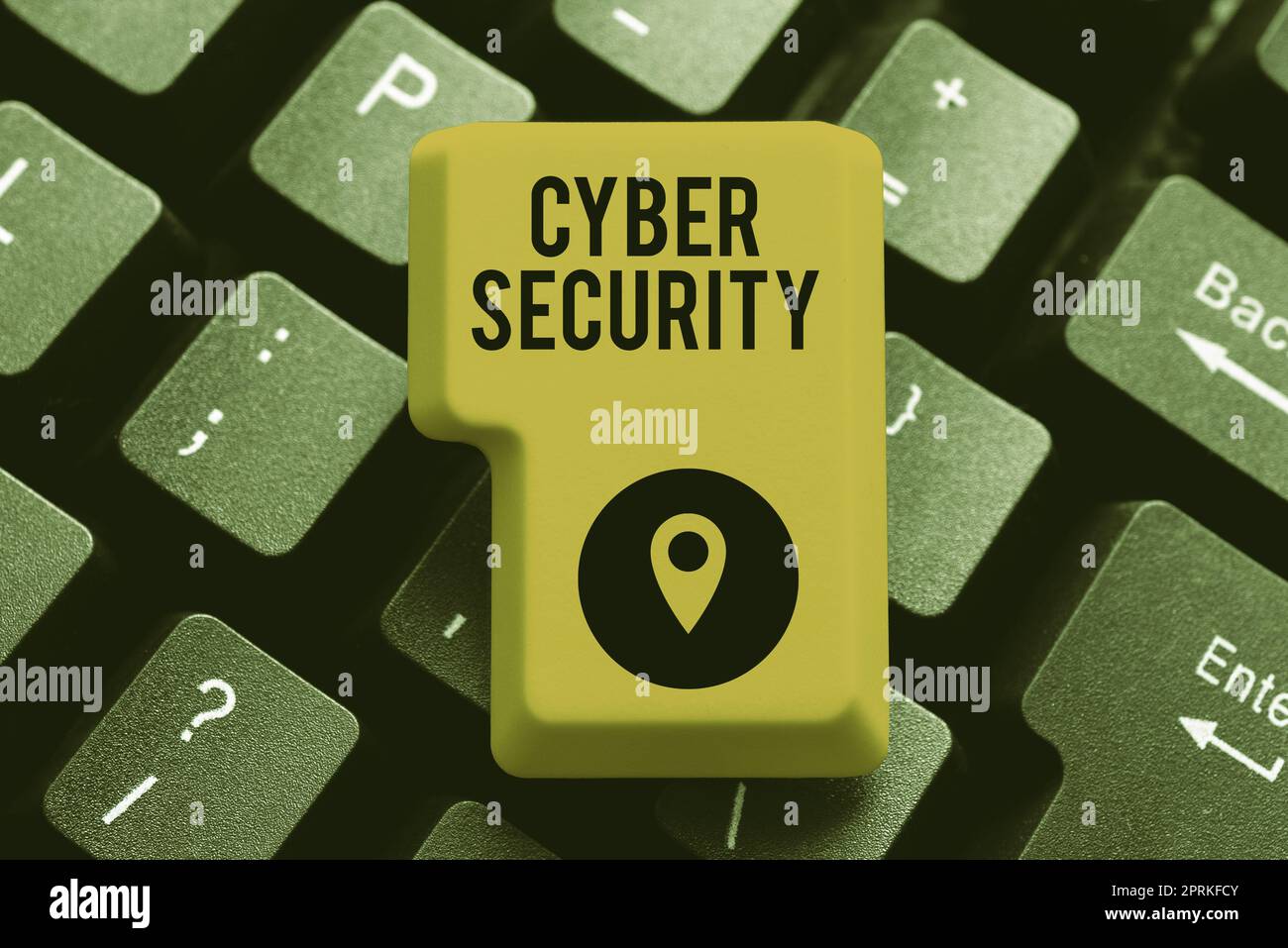 Text caption presenting Cyber Security, Word for Contingency Planning ...