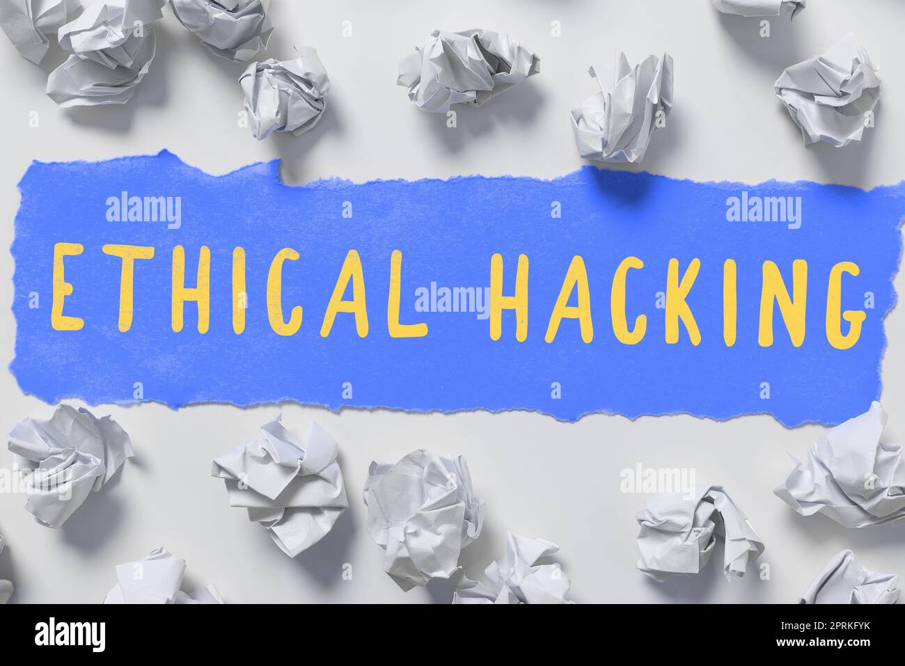 Conceptual display Ethical Hacking, Business idea a legal attempt of ...