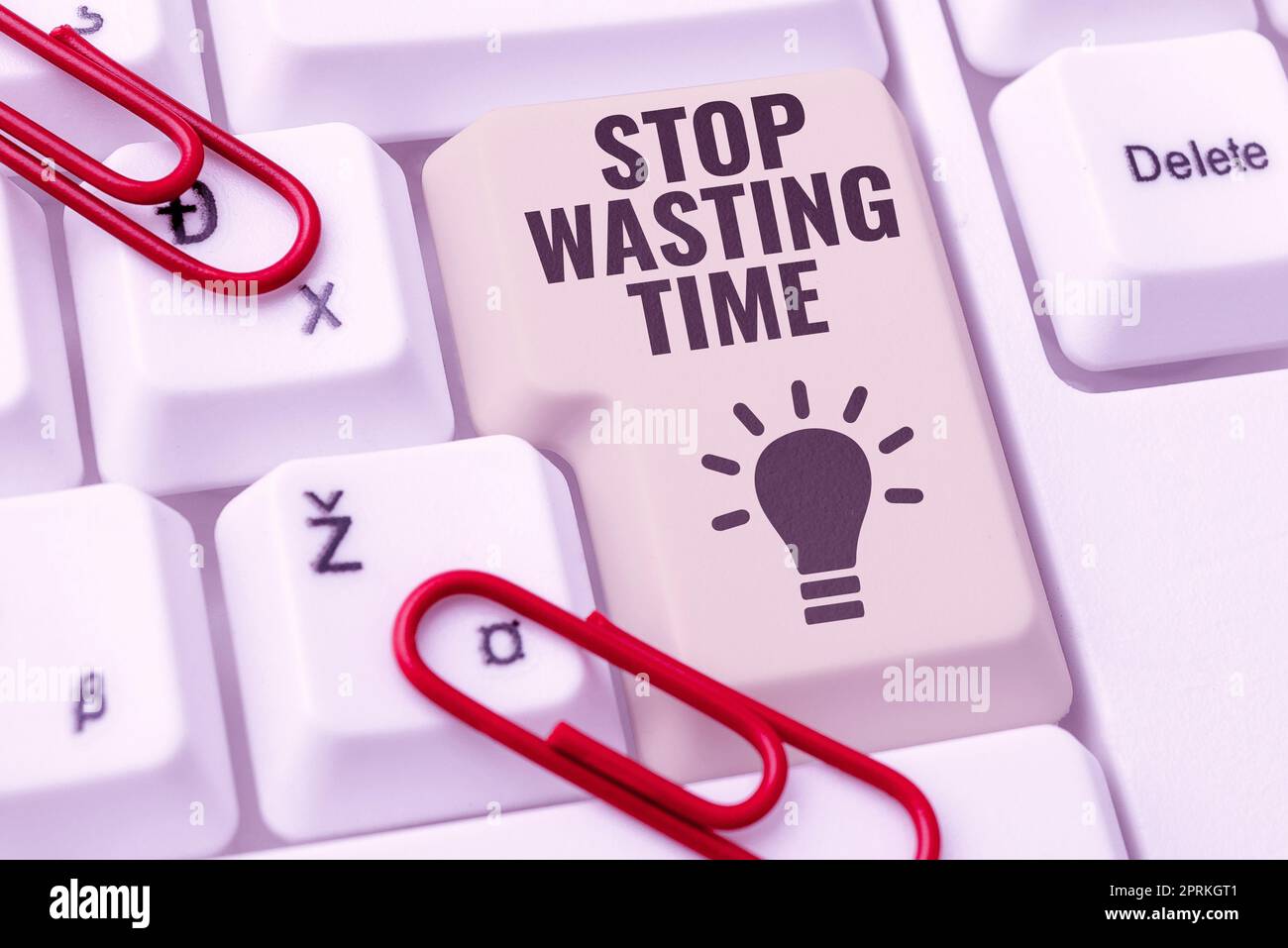 Hand writing sign Stop Wasting Time, Business showcase Organizing Management Schedule lets do it ...