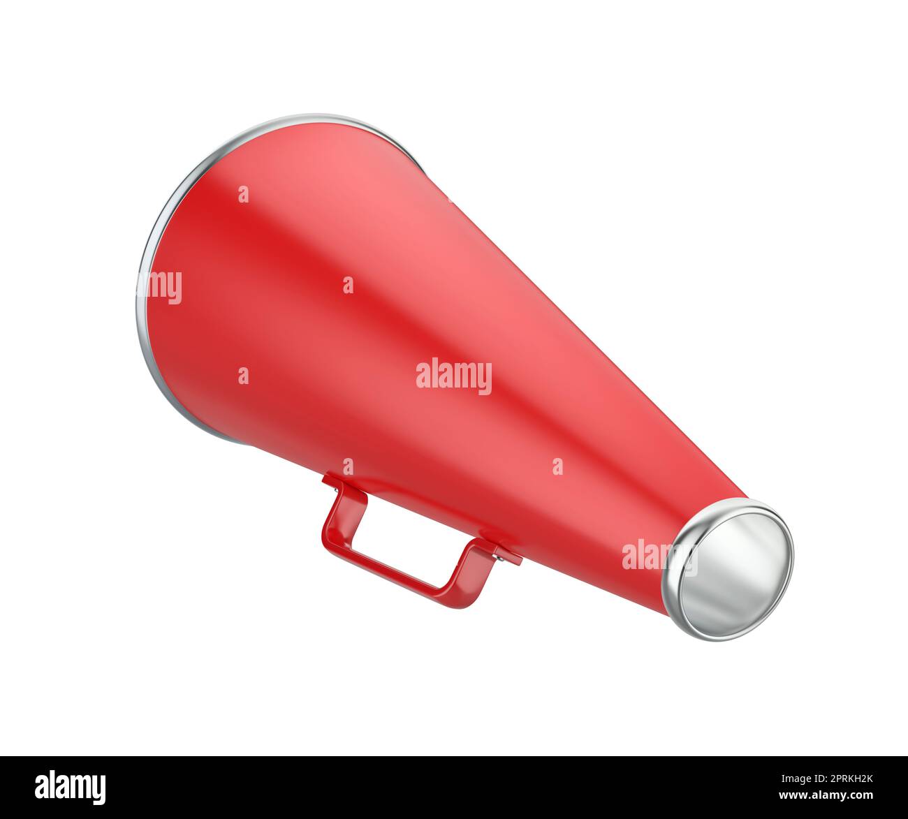 Old style megaphone isolated on white background Stock Photo - Alamy