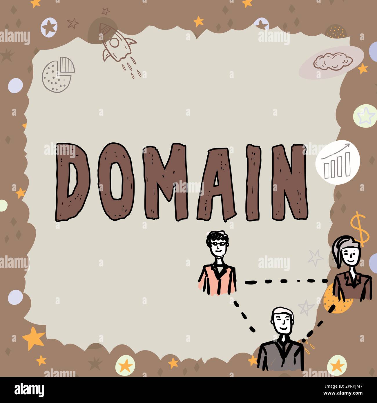 Text sign showing Domain, Concept meaning identification string that ...