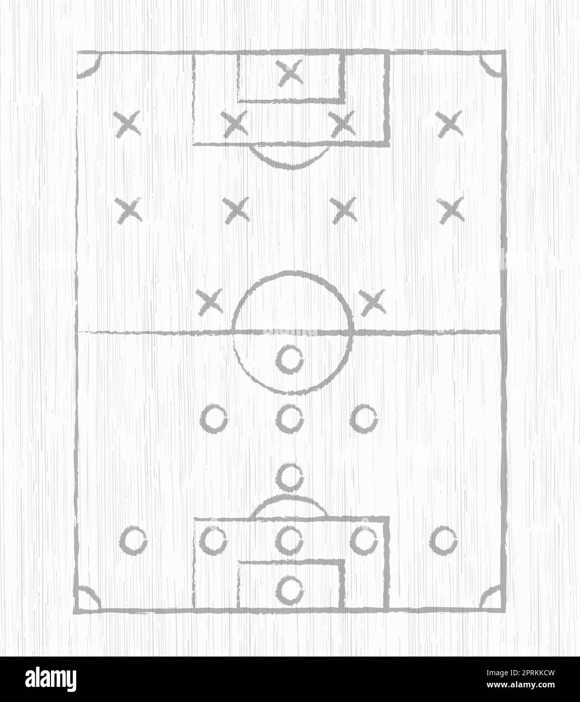 Chalkboard background with painted official football markings on white ...