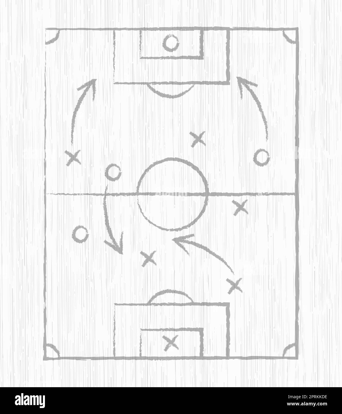 Chalkboard background with painted official football markings on white ...